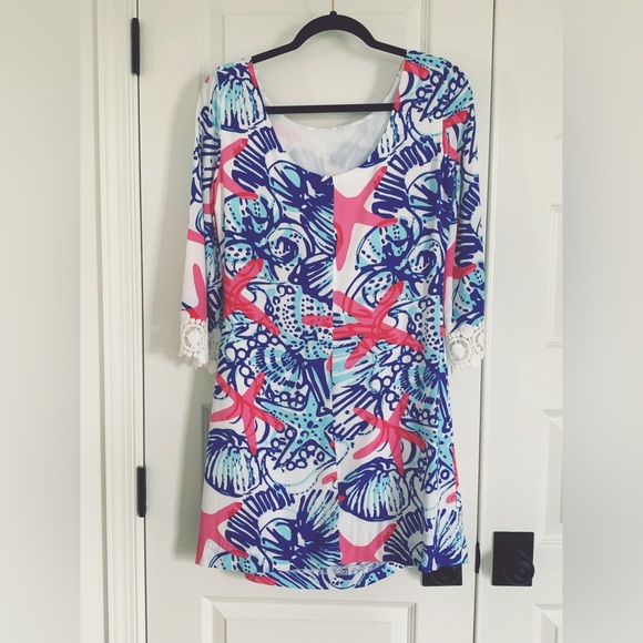 Lilly Pulitzer | Dresses | Lilly Pulitzer She She Shells Dress Harbor ...